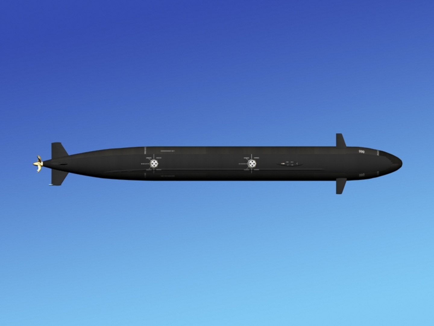 3d Ship Los Angeles Class Submarine Model