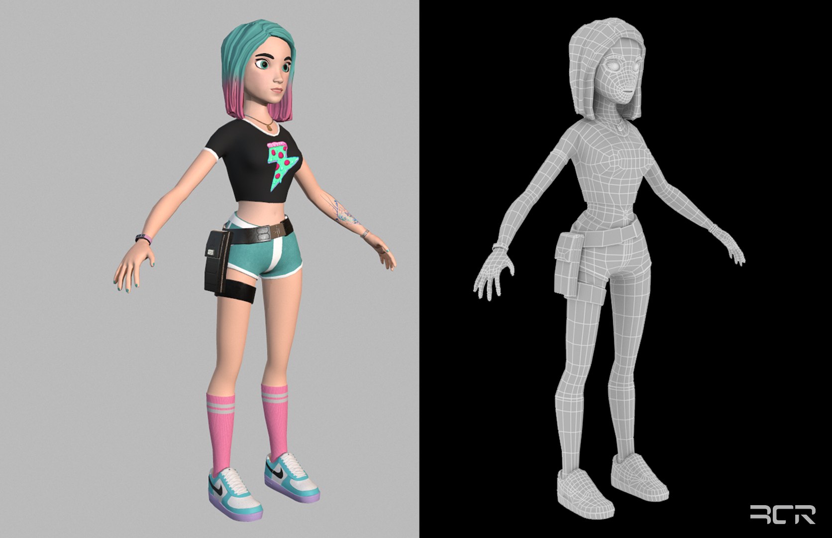 Stylized Girl Character Ready 3D Model - TurboSquid 1704818