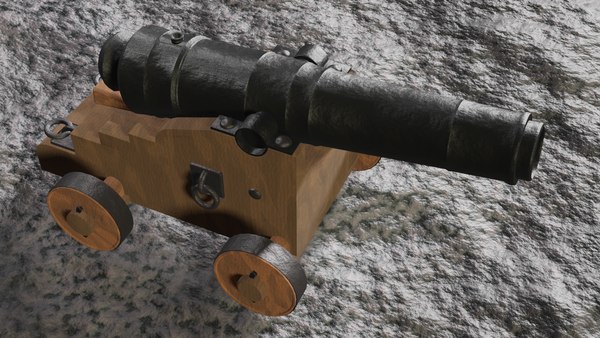 modelo 3d Vessel Cannon - TurboSquid 1962165