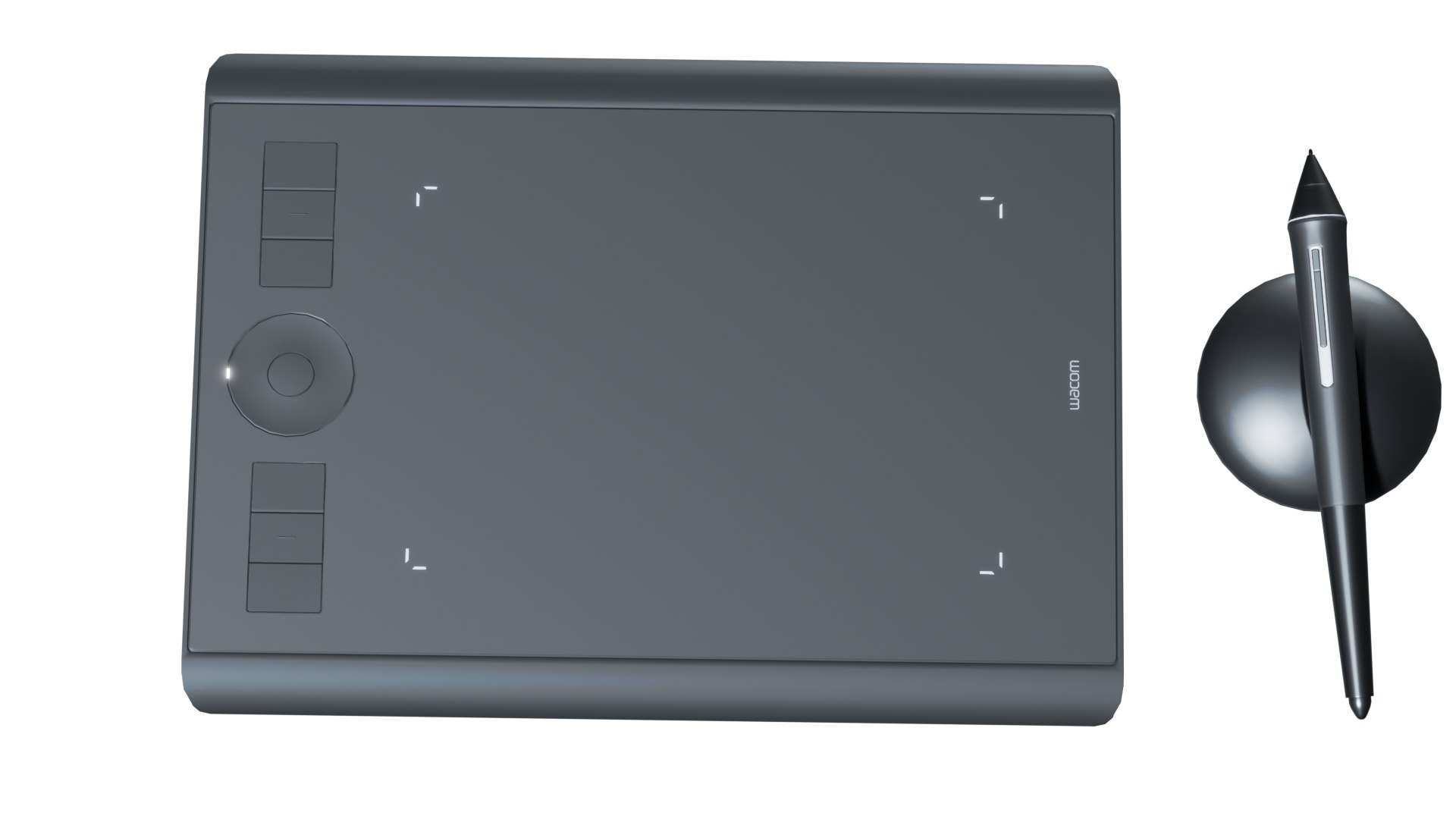 3D model low-poly wacom intuos pro - TurboSquid 1697328