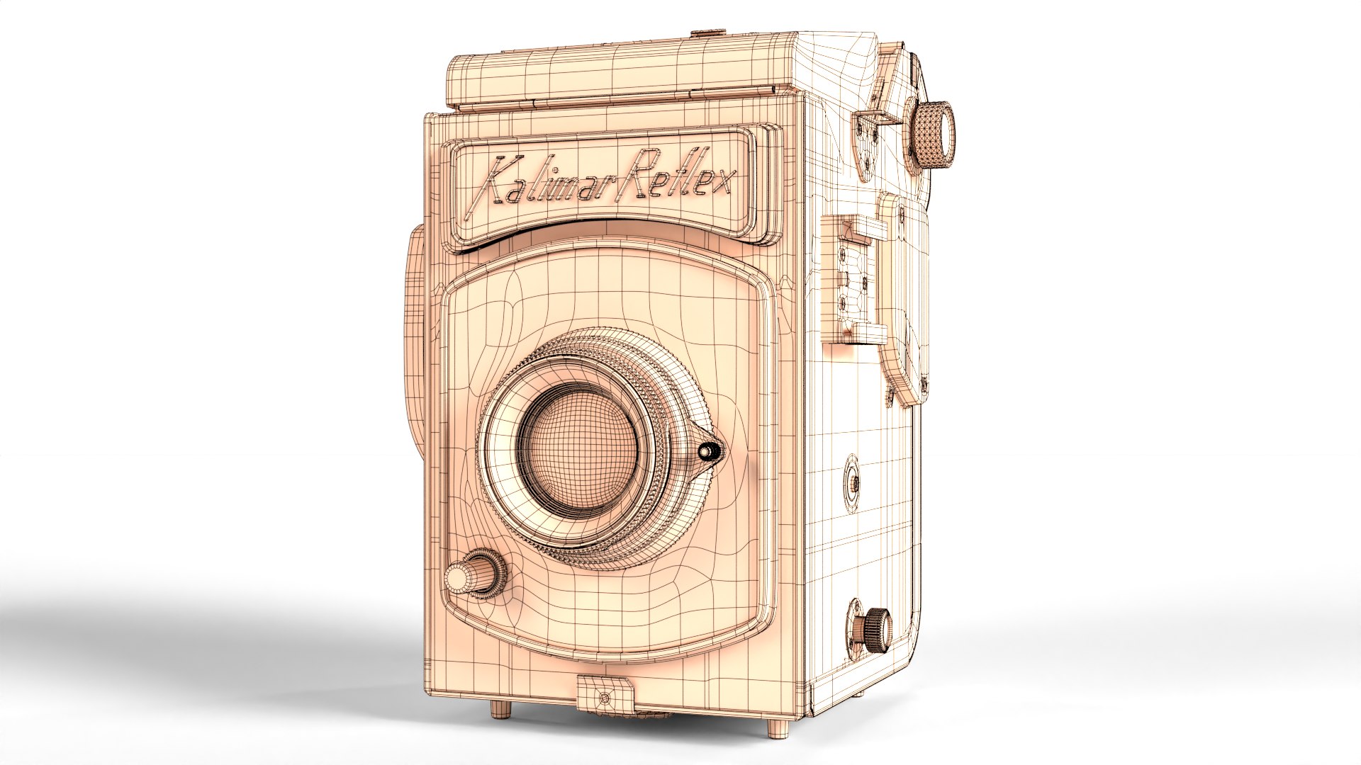 3D Kalimar Reflex Retro Film Camera - TurboSquid 2260989