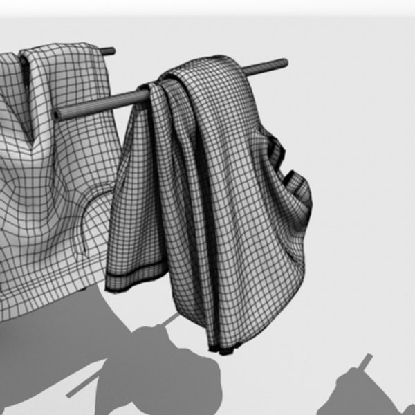 3d max clothes t-shirt pants