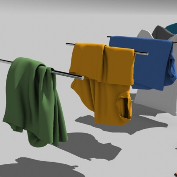 3d max clothes t-shirt pants