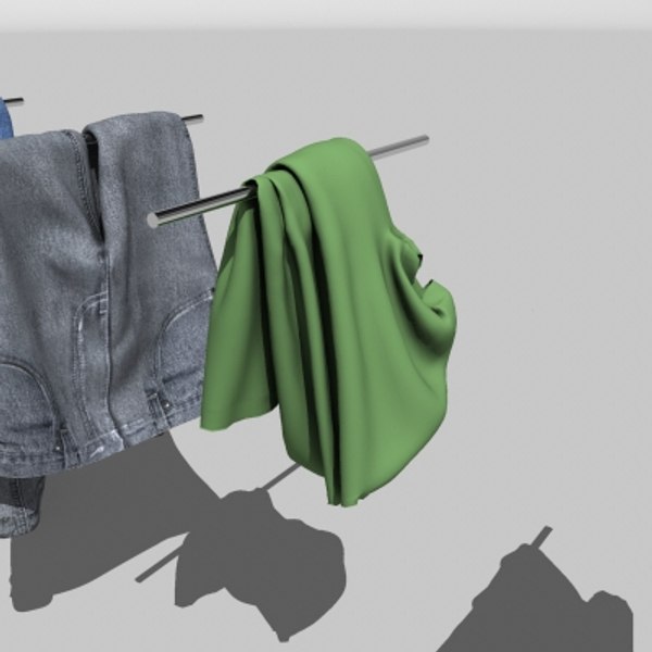 3d max clothes t-shirt pants