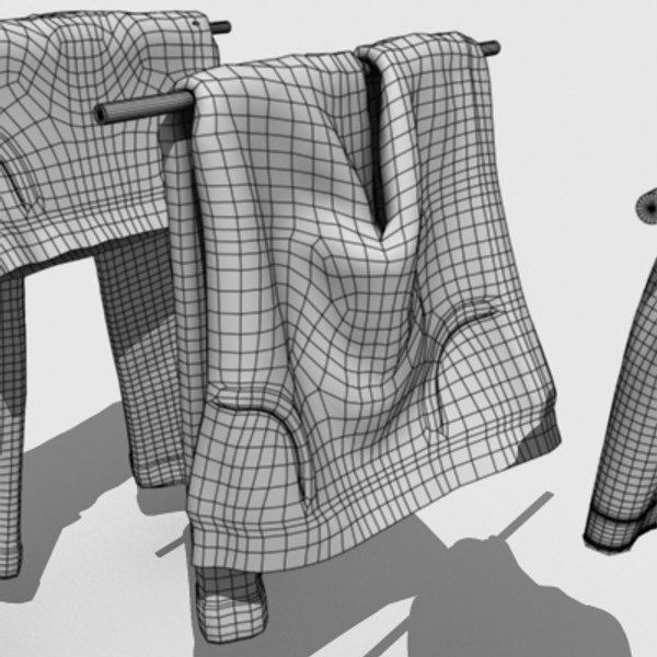 3d max clothes t-shirt pants