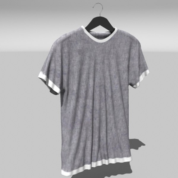 3d max clothes t-shirt pants