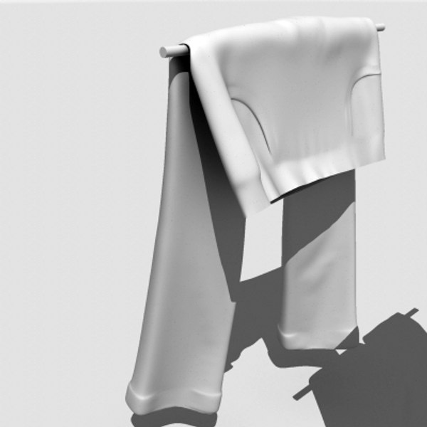 3d max clothes t-shirt pants