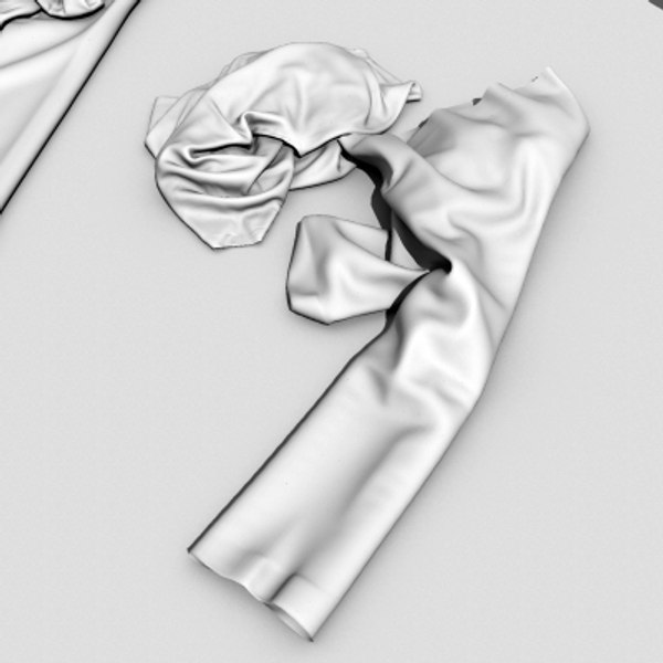 3d max clothes t-shirt pants