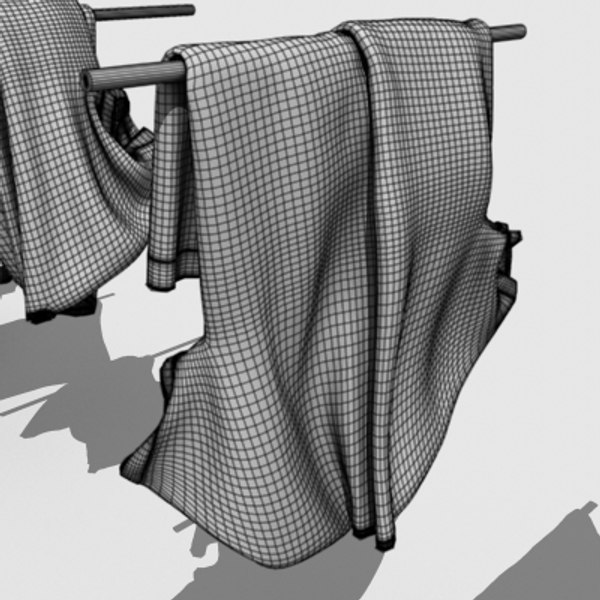 3d max clothes t-shirt pants