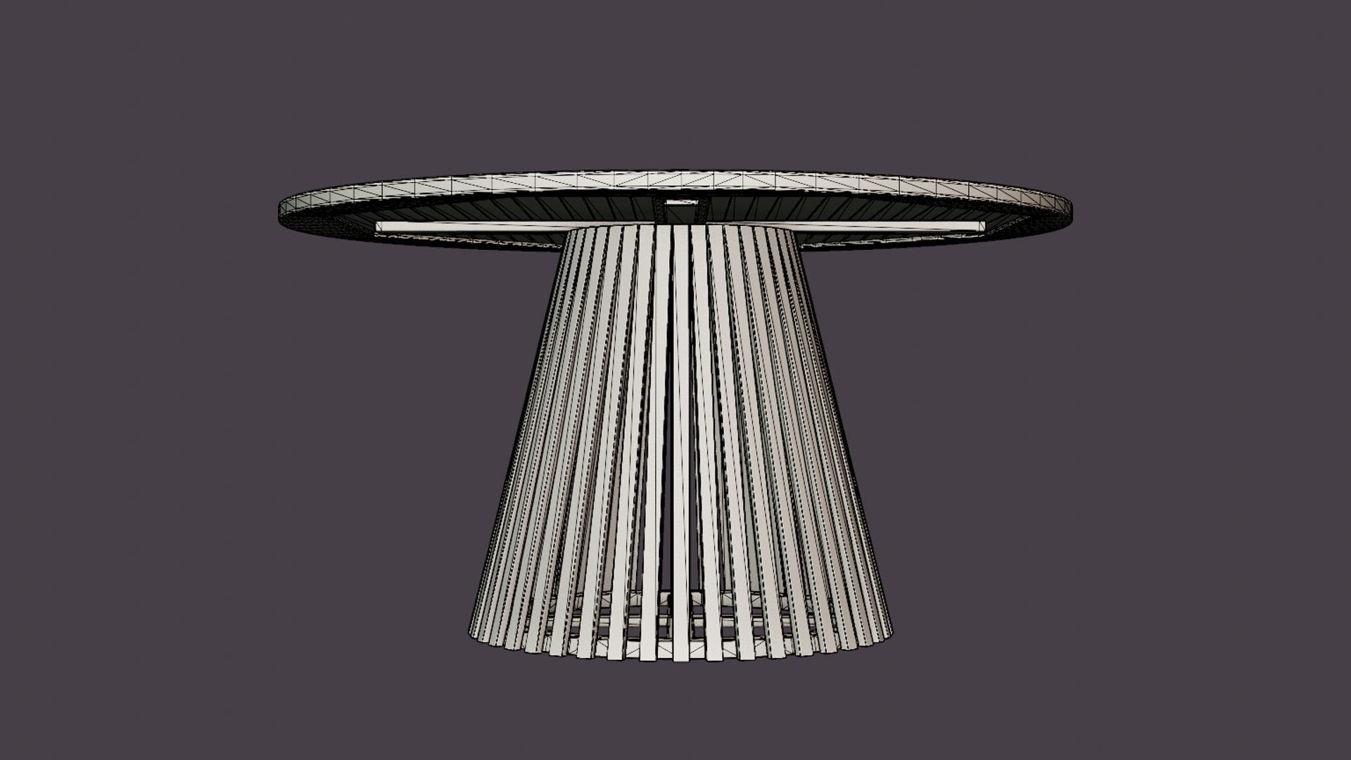3D Barbados Dining Table - TurboSquid 2240901
