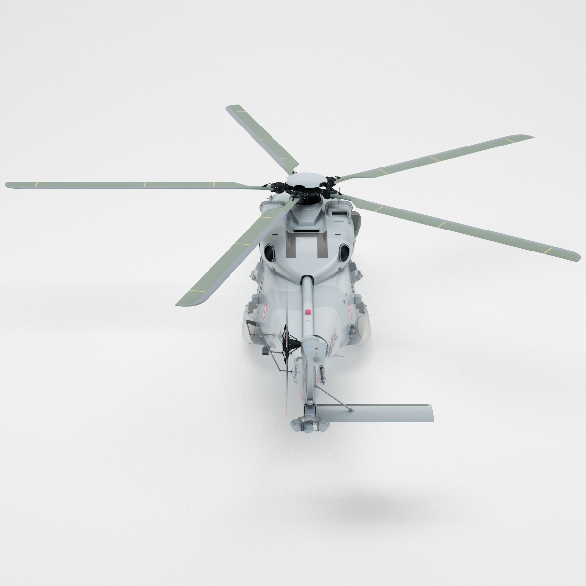 3d model nhindustries nh90 military helicopter