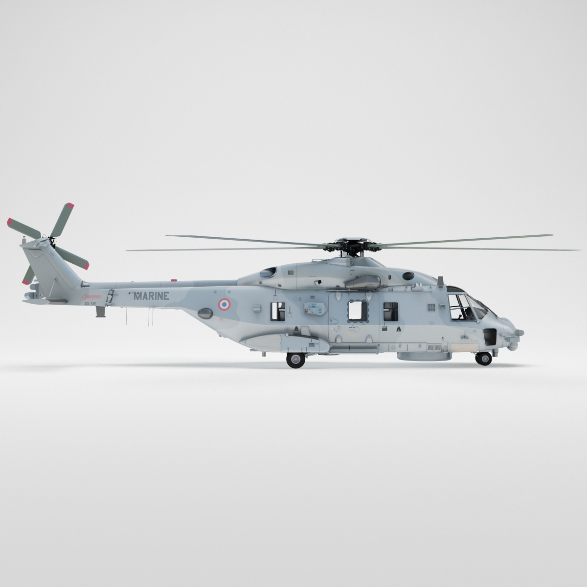 3d model nhindustries nh90 military helicopter