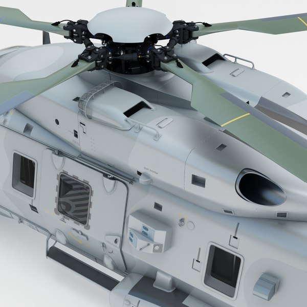 3d model nhindustries nh90 military helicopter