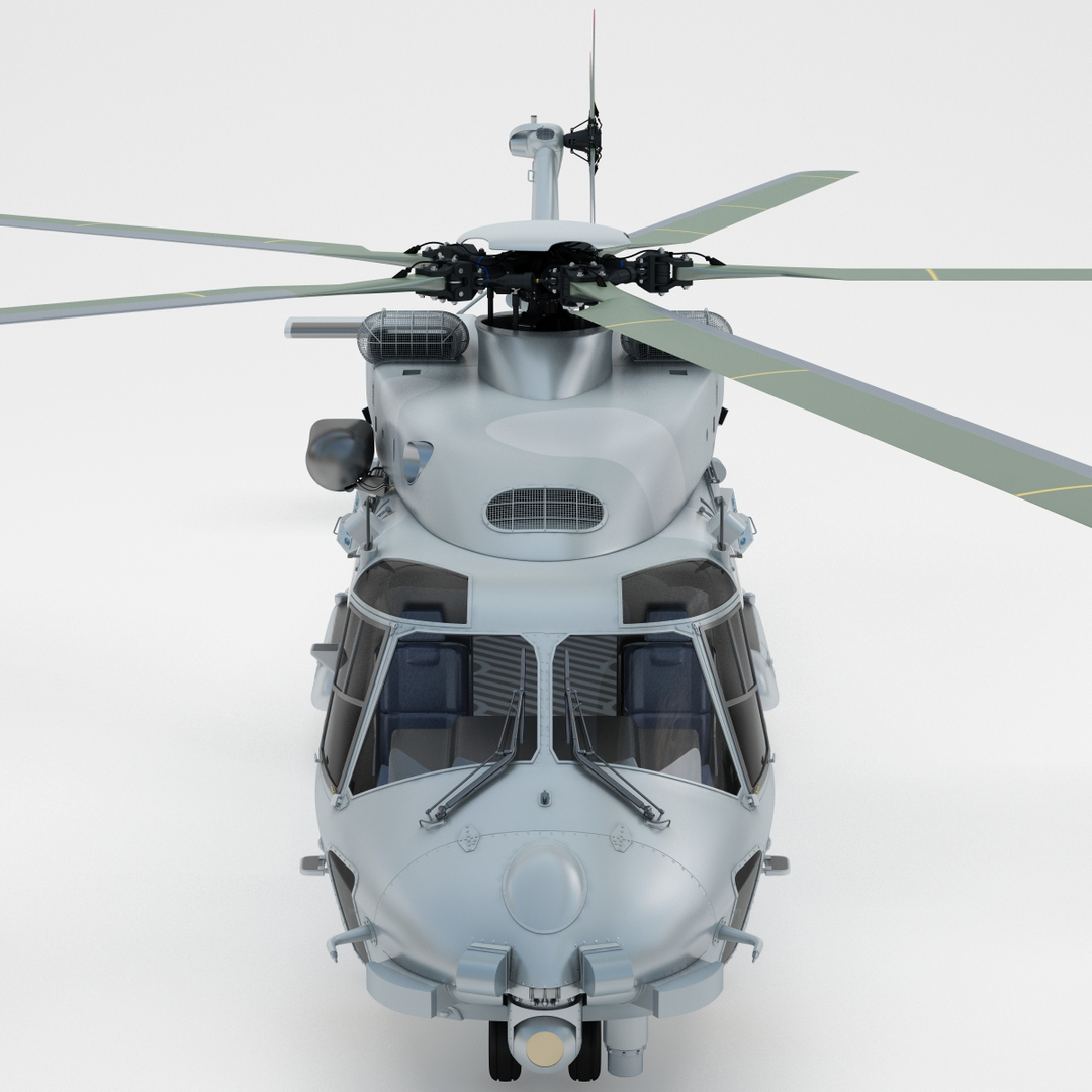 3d model nhindustries nh90 military helicopter