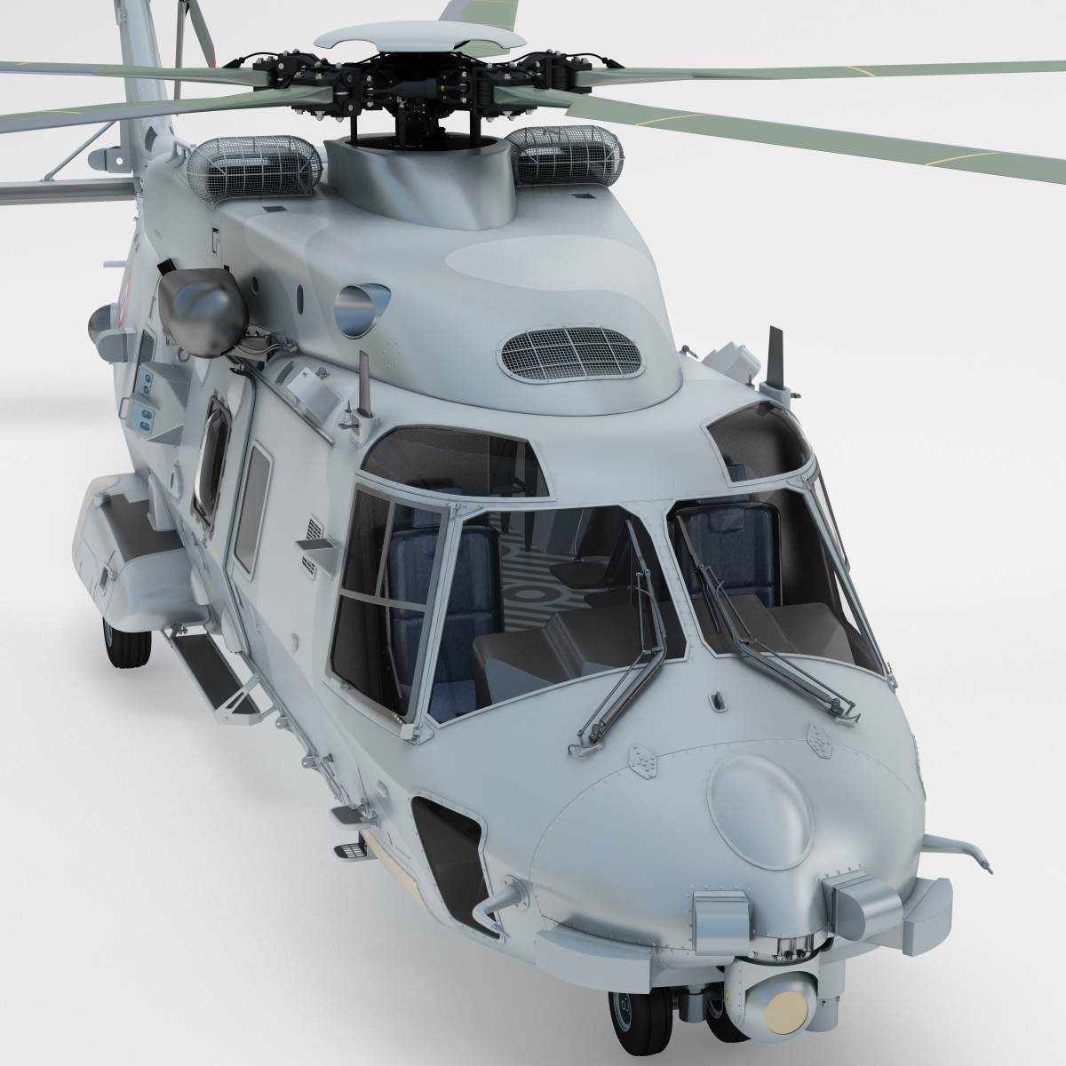 3d model nhindustries nh90 military helicopter