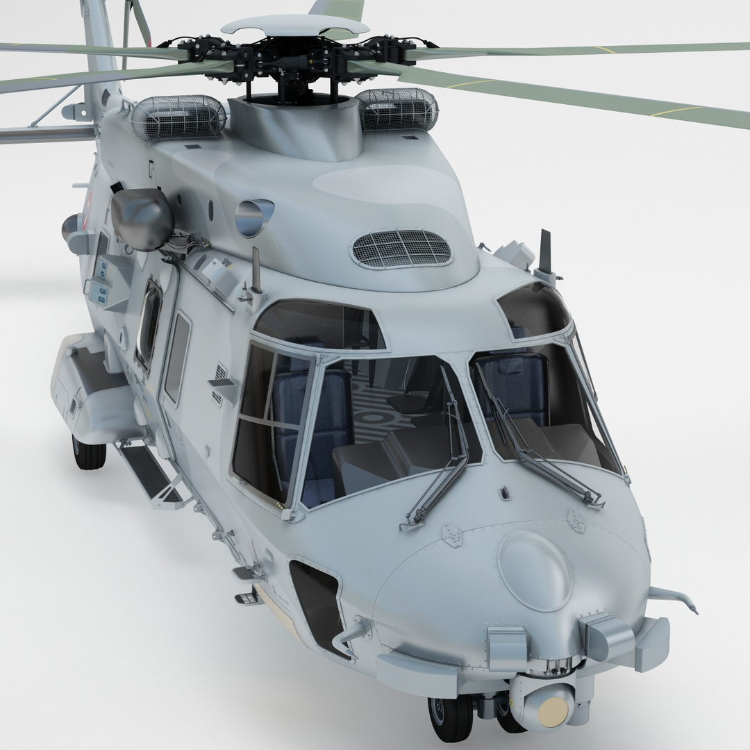 3d model nhindustries nh90 military helicopter