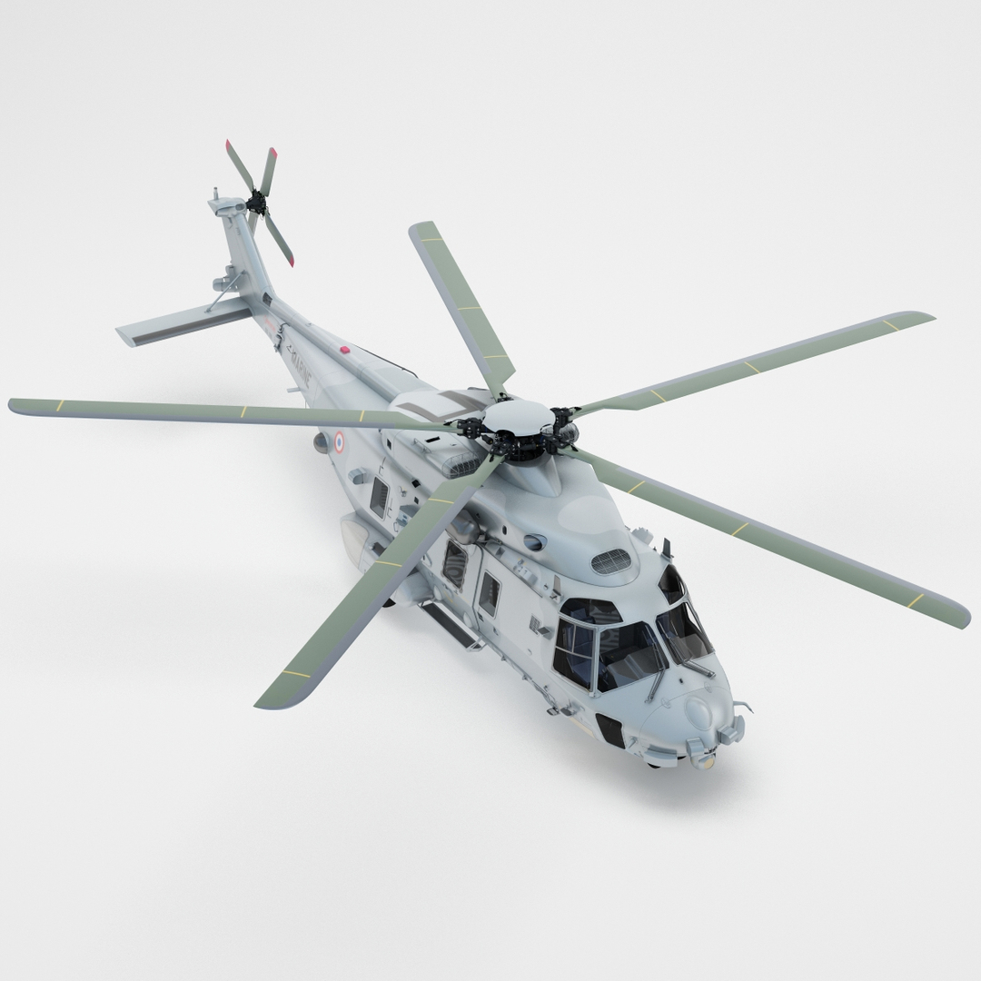 3d model nhindustries nh90 military helicopter