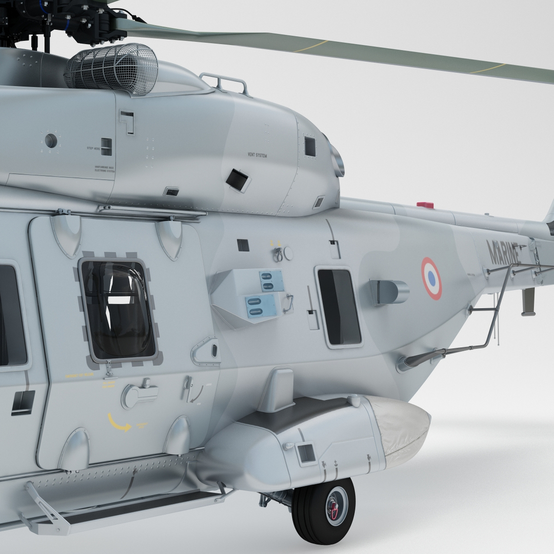 3d model nhindustries nh90 military helicopter