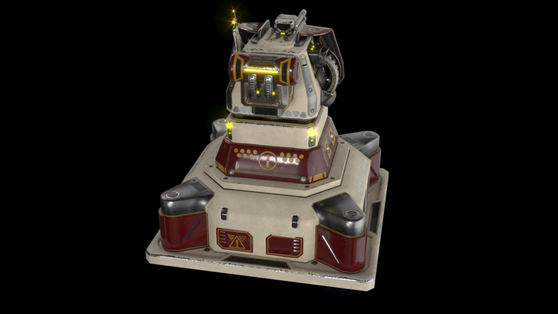 3D Small 30mm Autocannon - TurboSquid 1764937