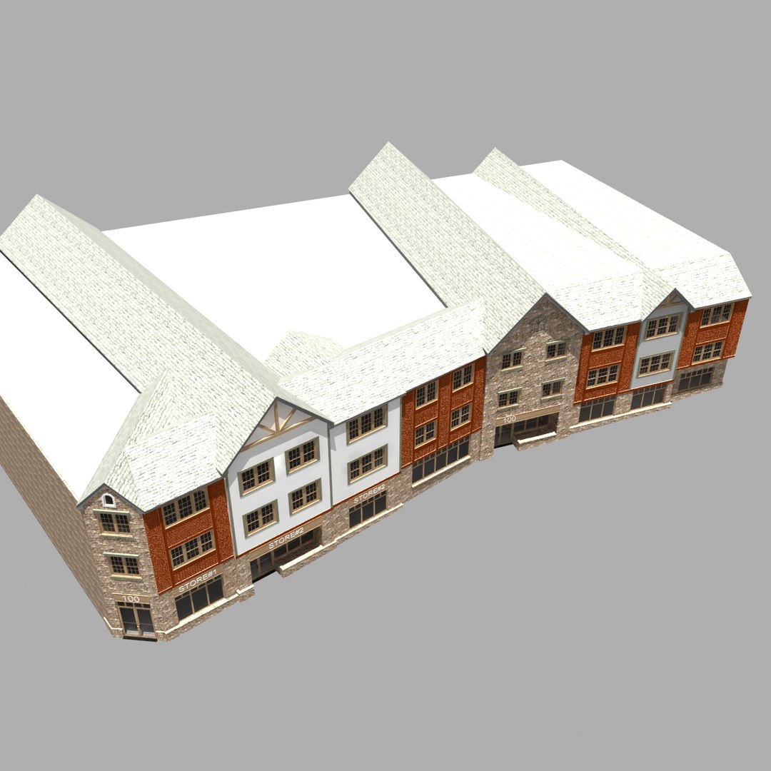 3D House 3 Storey Apartment Model - TurboSquid 1237253