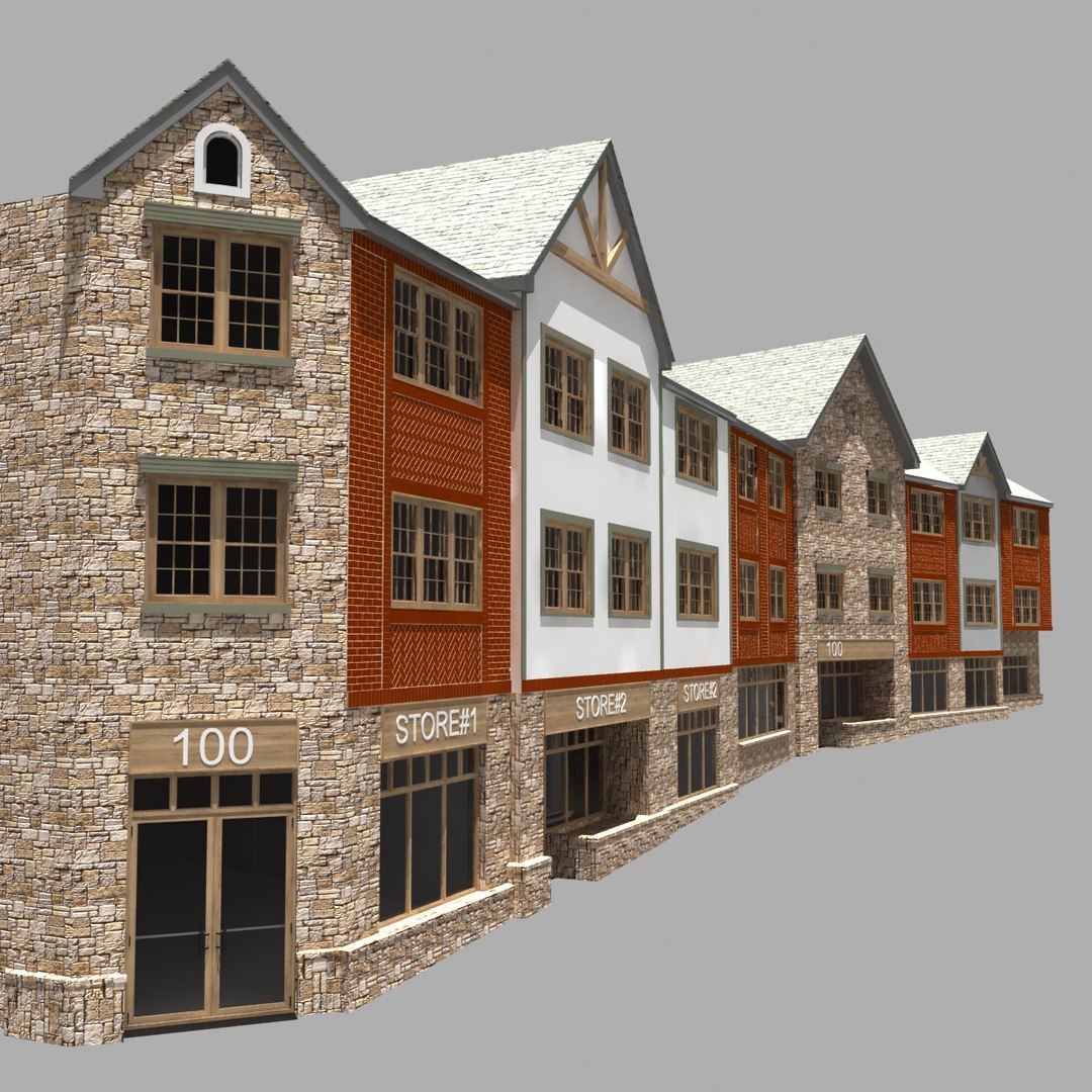 3D House 3 Storey Apartment Model - TurboSquid 1237253
