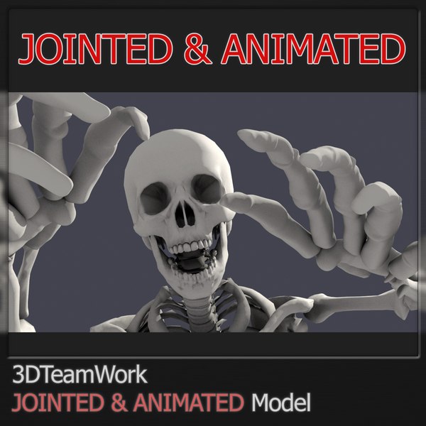 Animated Human Skeleton 3D Models for Download | TurboSquid