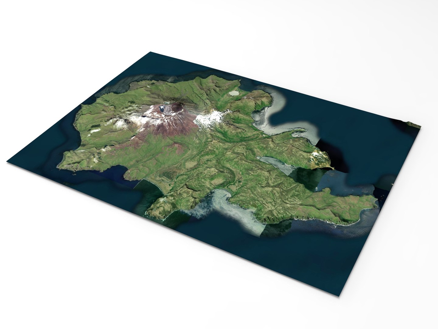 3D Akutan Island Alaska USA Model - TurboSquid 2028015