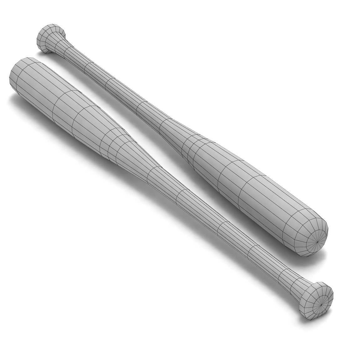 3d Baseball Bat