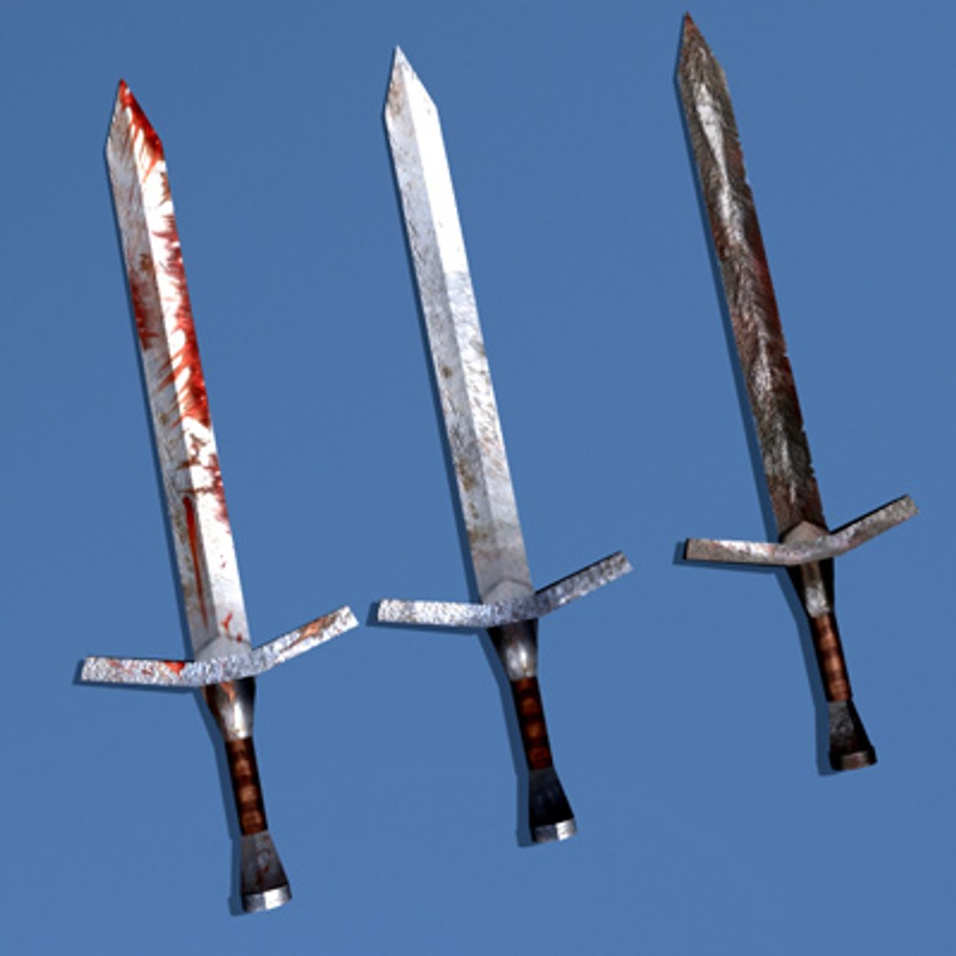 3d Model Long Shword