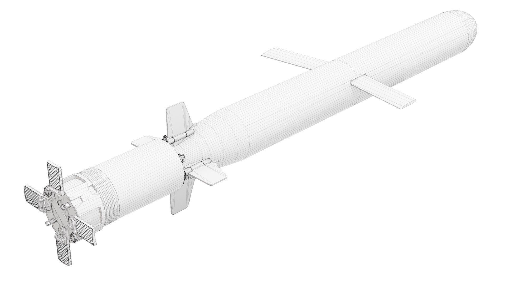3M-54 Kalibr Missile 3D - TurboSquid 1892598