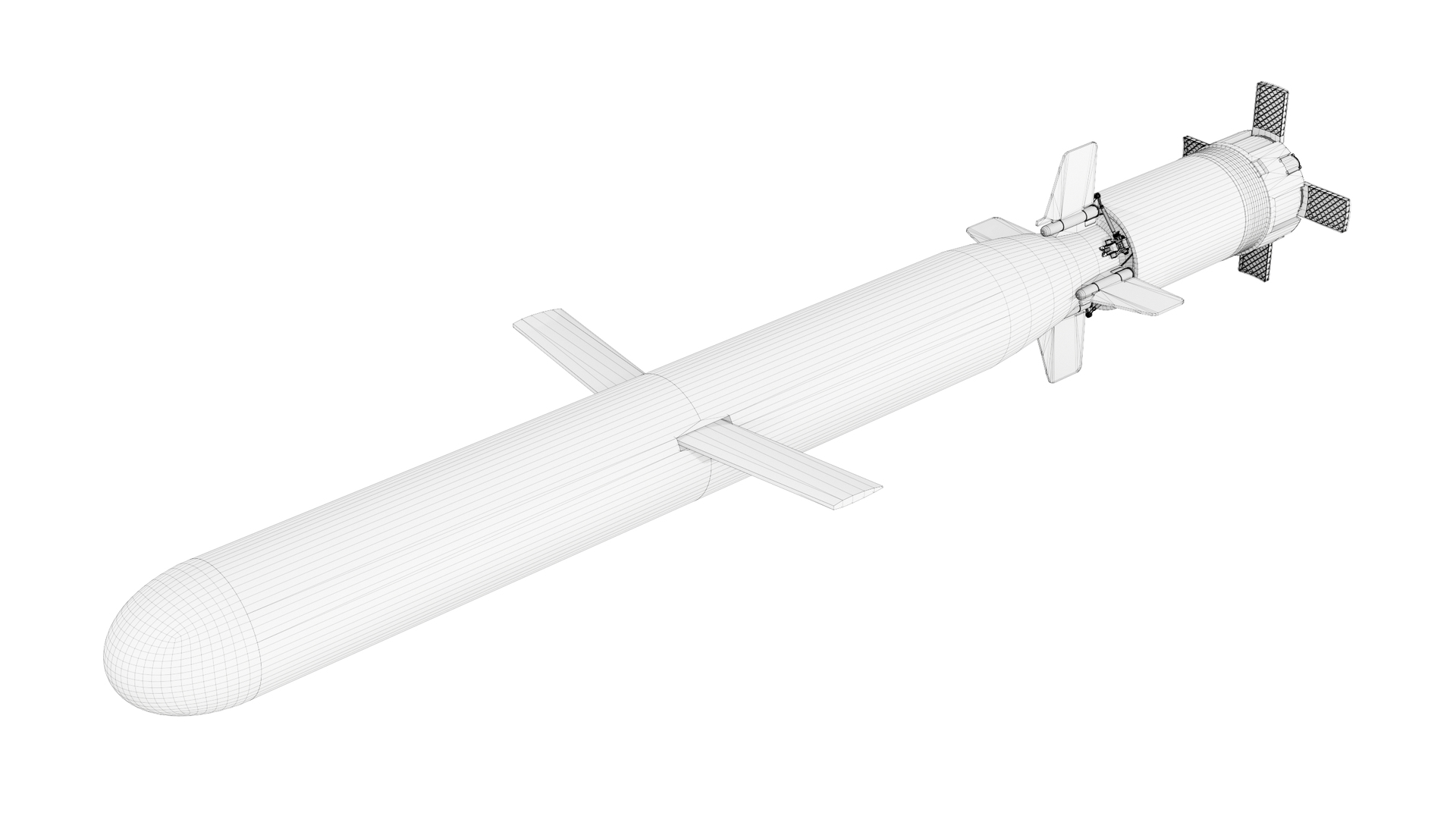 3M-54 Kalibr Missile 3D - TurboSquid 1892598