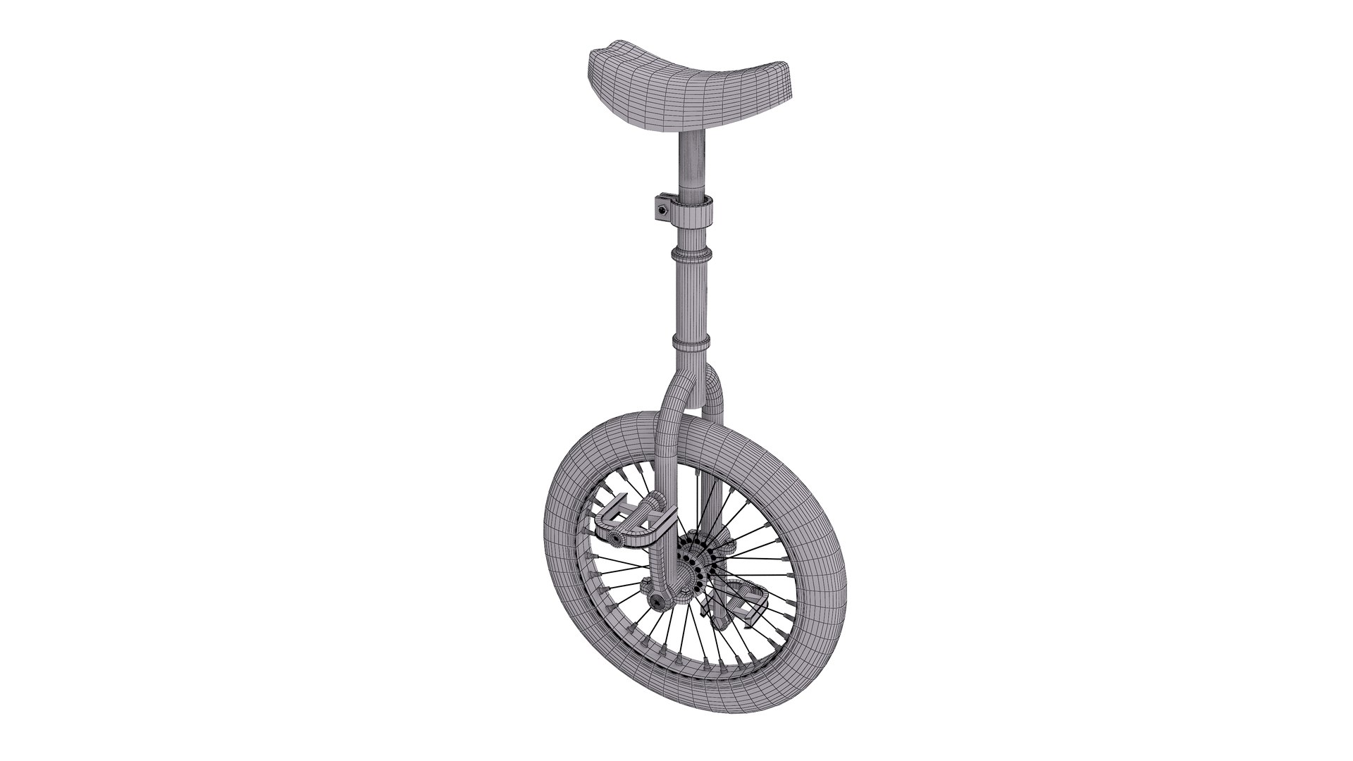 Unicycle 3D Model - TurboSquid 1870197