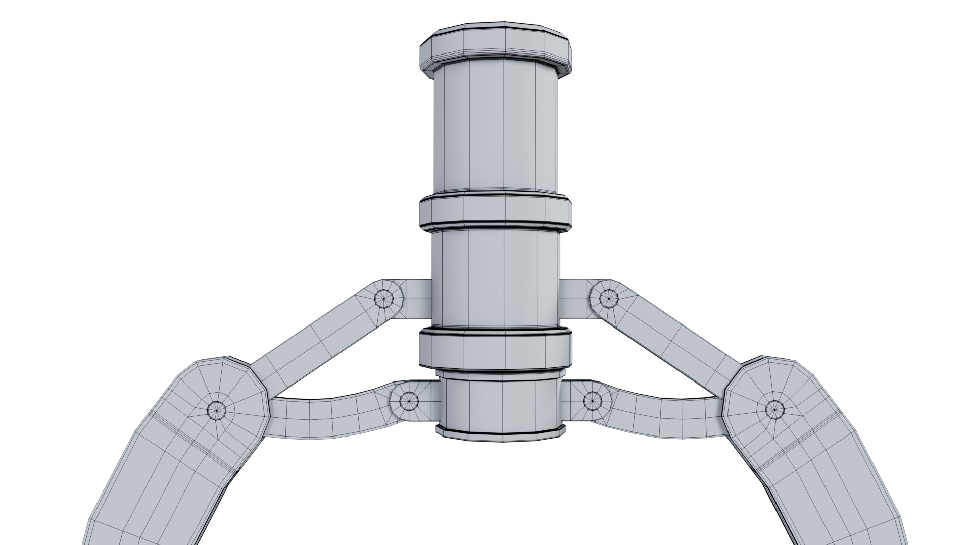 3D 3D Model Of Metal Claw 5 With Rigging - TurboSquid 2088010