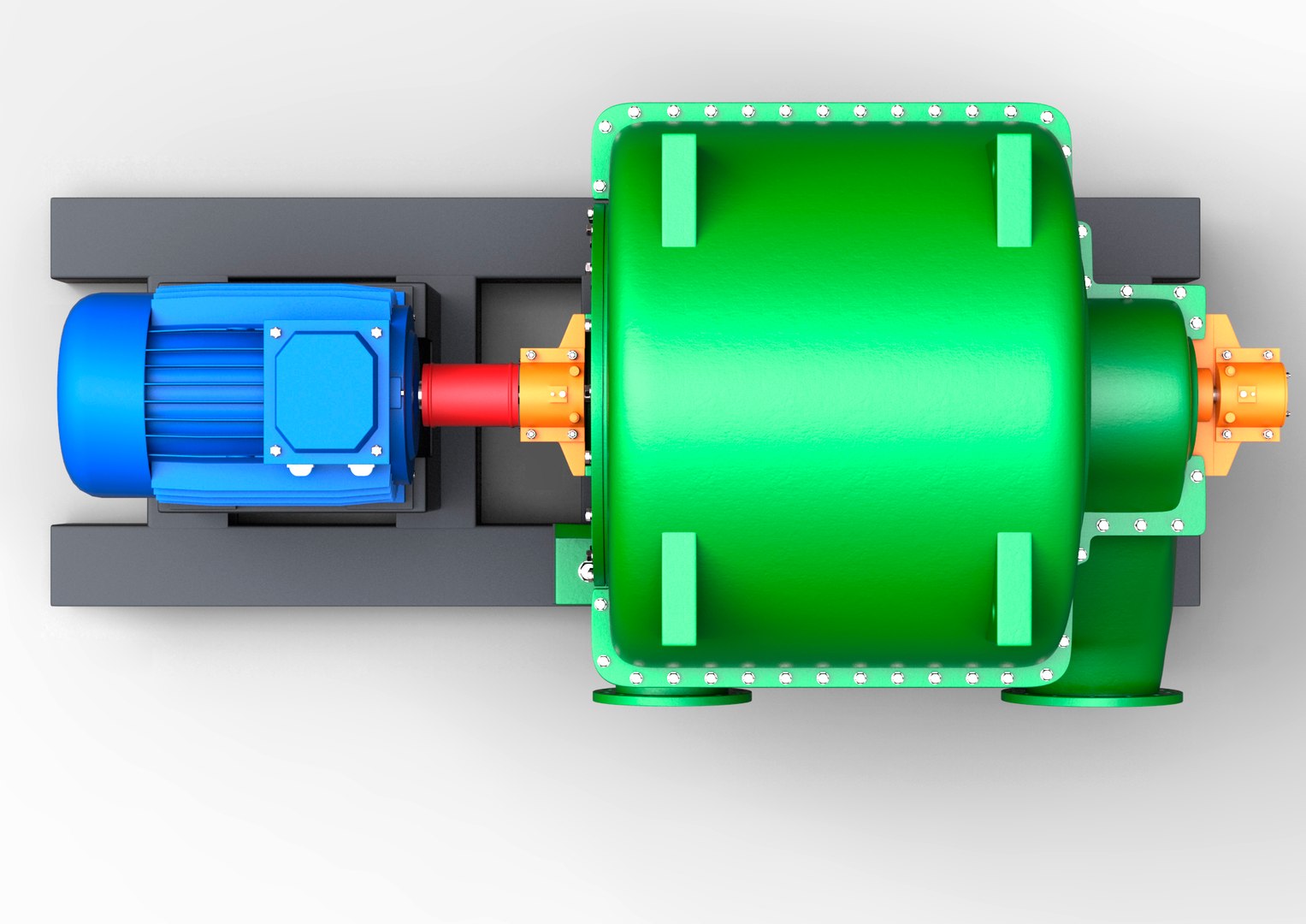 3D Industrial Compressor Model - TurboSquid 1382117