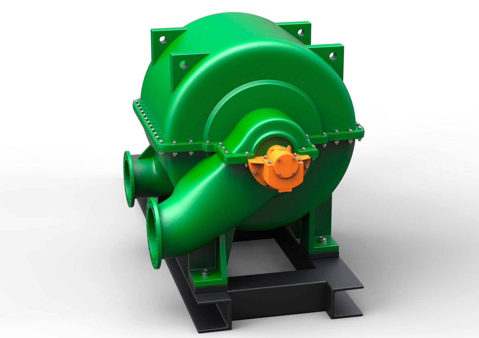 3D Industrial Compressor Model - TurboSquid 1382117