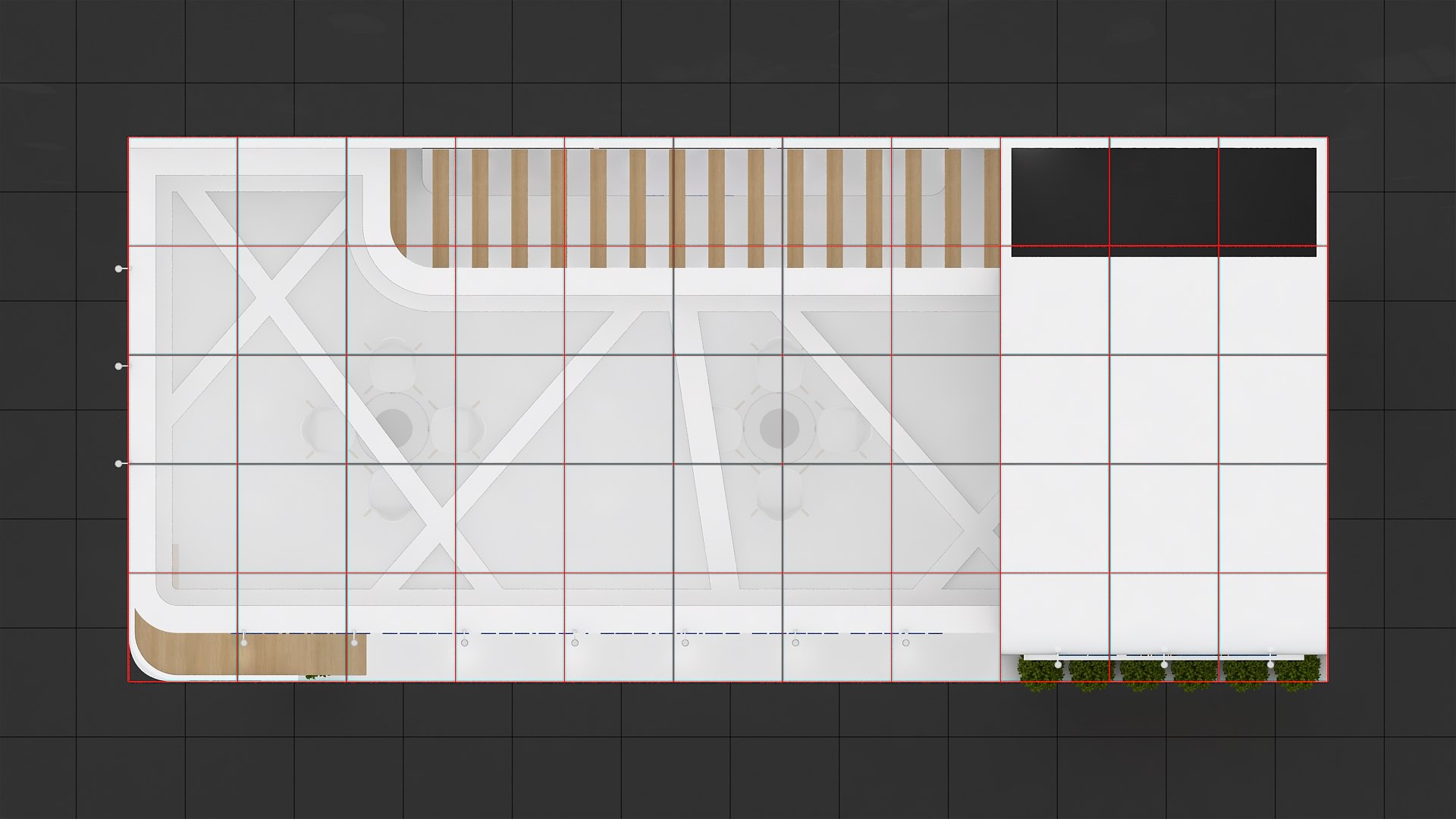 3D Exhibition Stand Stall Three Side Open 11X5 Model - TurboSquid 2163250