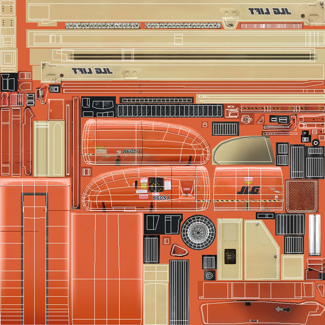 Cherry Picker 1 3d Model