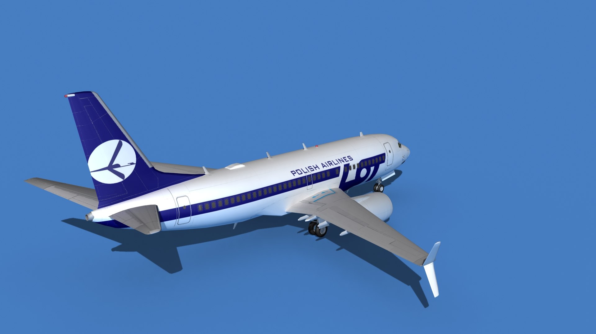 3D Model Boeing 737 Max 7 Lot Polish Airlines - TurboSquid 1760464