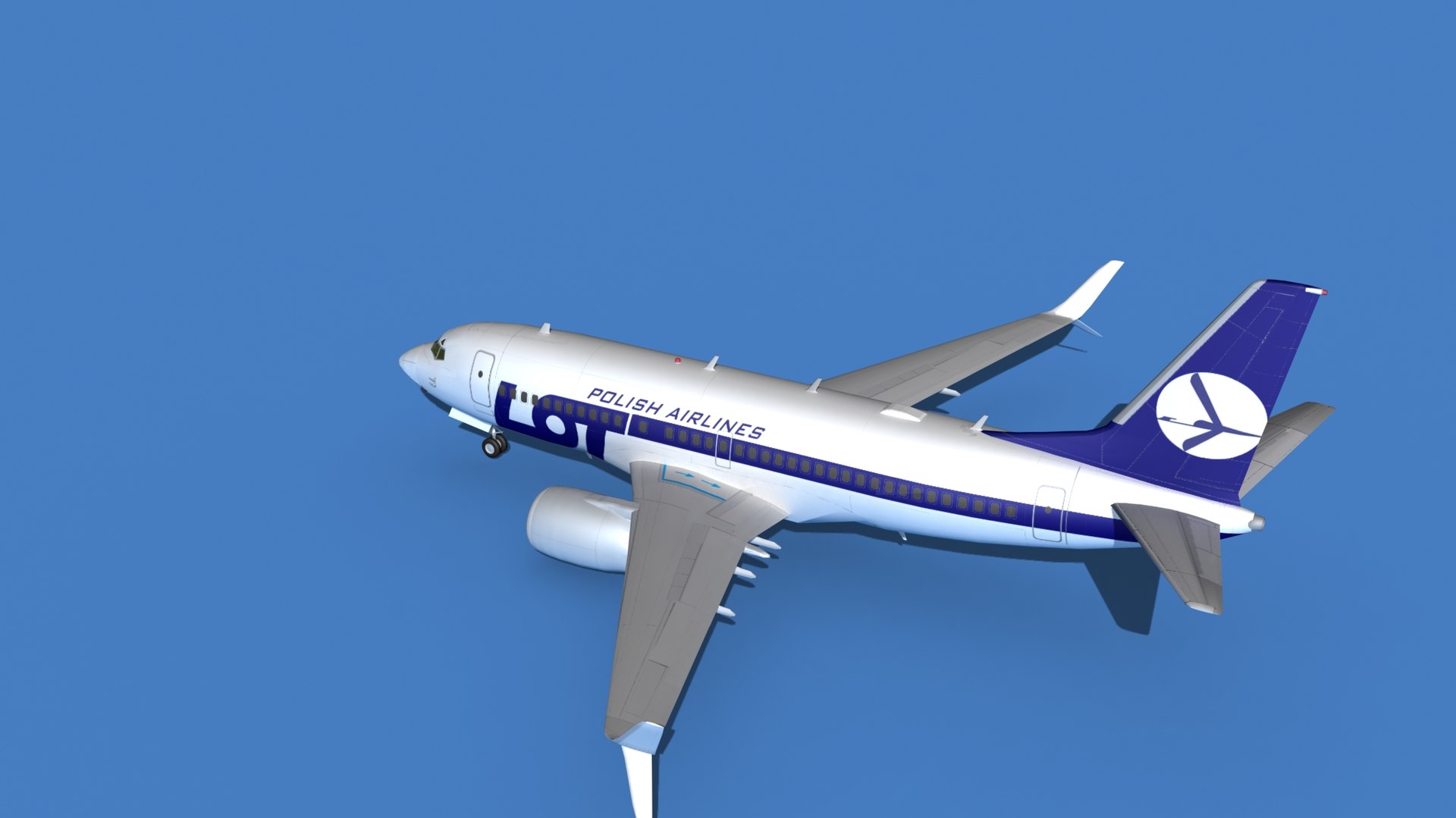 3D Model Boeing 737 Max 7 Lot Polish Airlines - TurboSquid 1760464