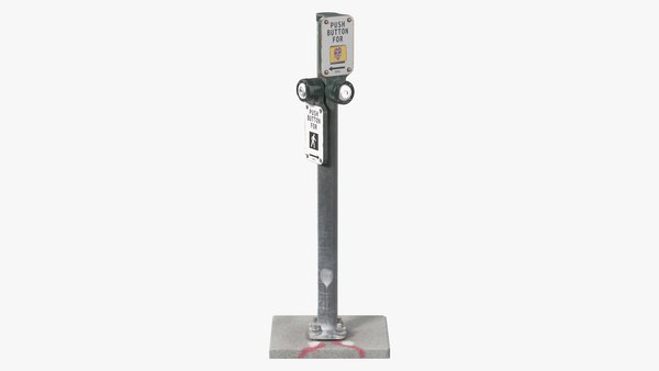 Crosswalk Button Dirty 3D model - TurboSquid 2042151