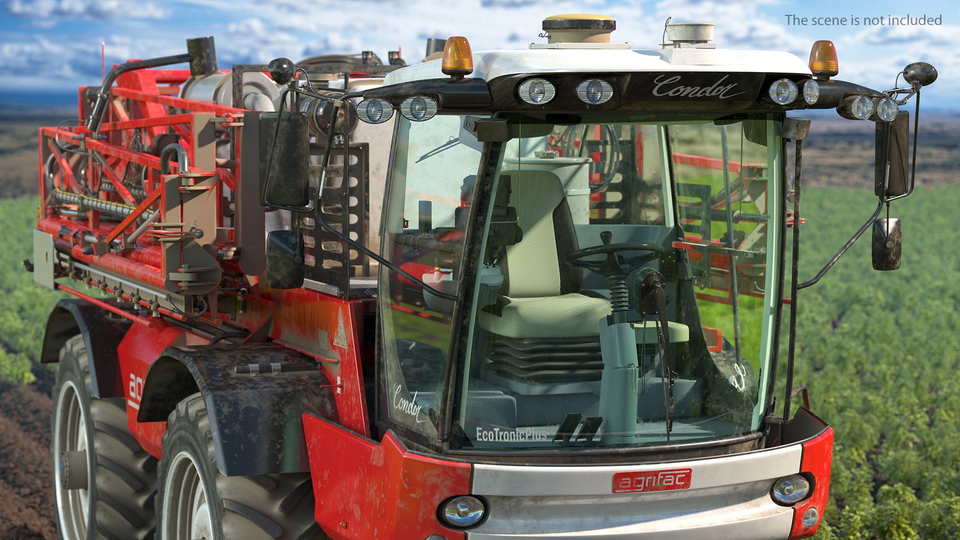 3D agrifac condor 5 self propelled model - TurboSquid 1604059