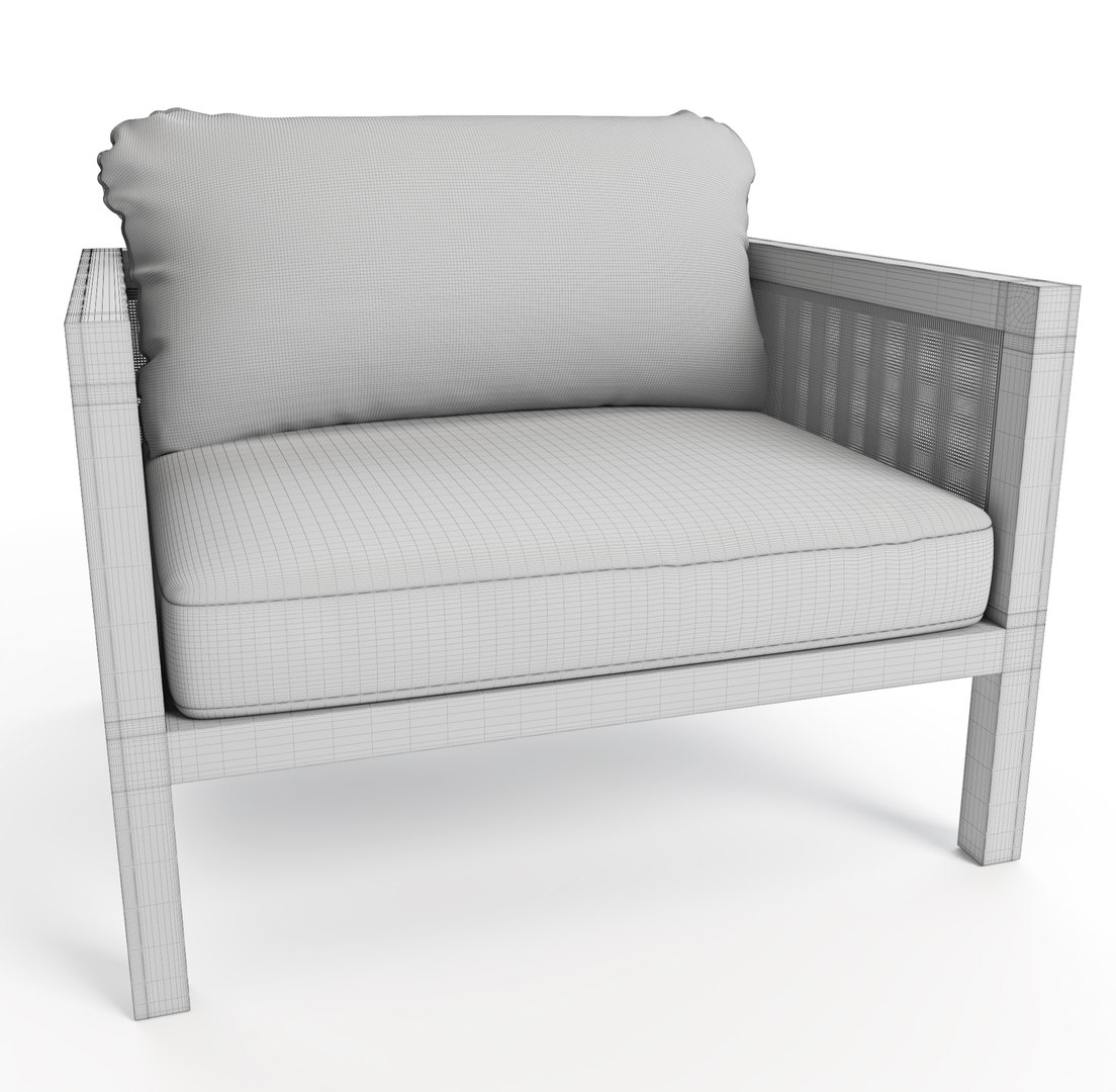 3D fabric chairs model - TurboSquid 1713786