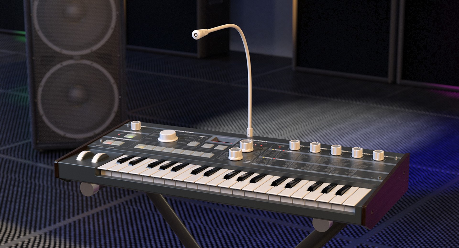 Analog Synthesizer Generic Synth Model - TurboSquid 1358201