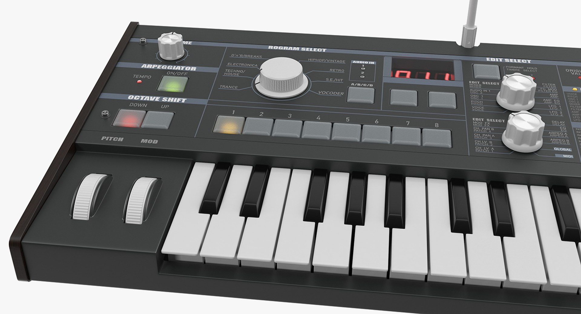 Analog Synthesizer Generic Synth Model - TurboSquid 1358201