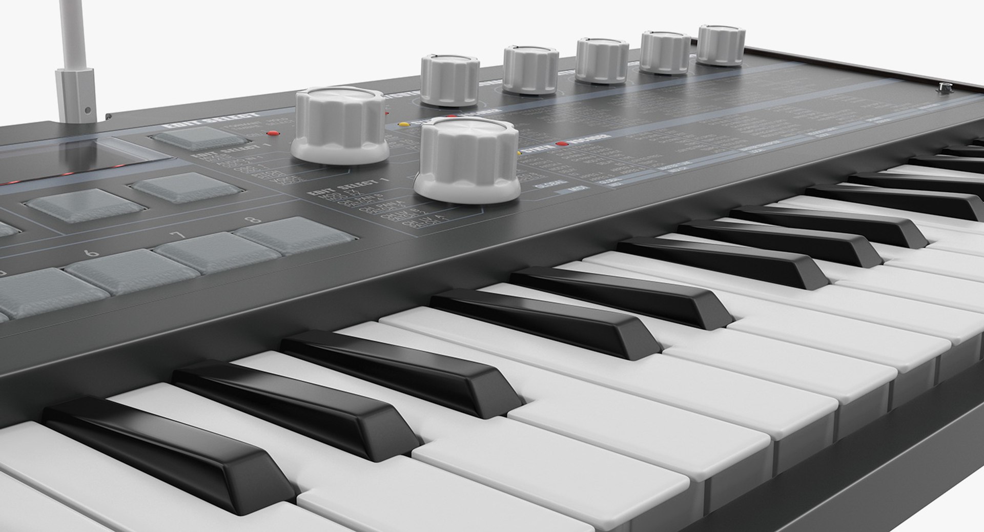 Analog Synthesizer Generic Synth Model - TurboSquid 1358201