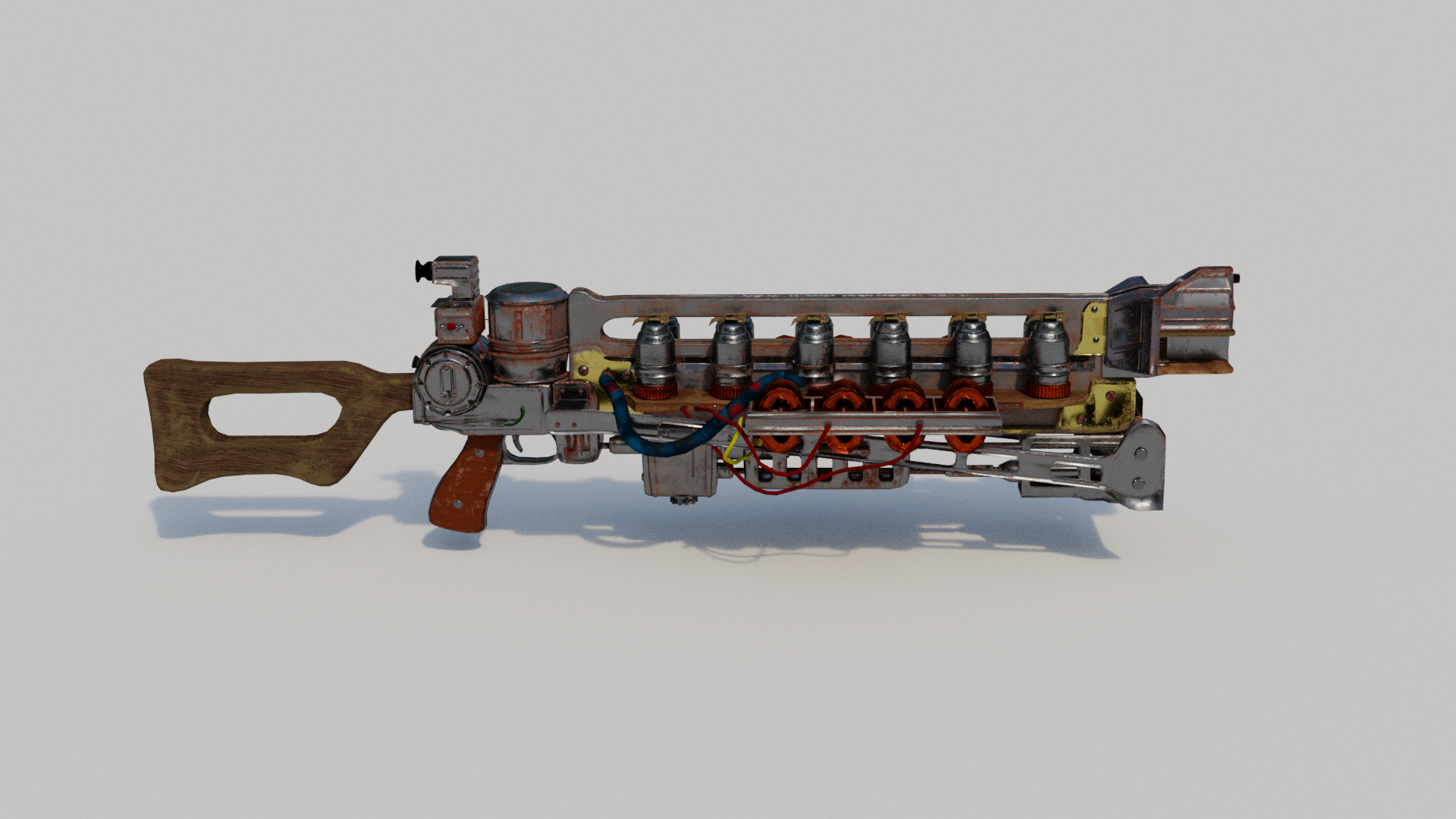 Fallout Gauss Rifle 3D Model - TurboSquid 1769986