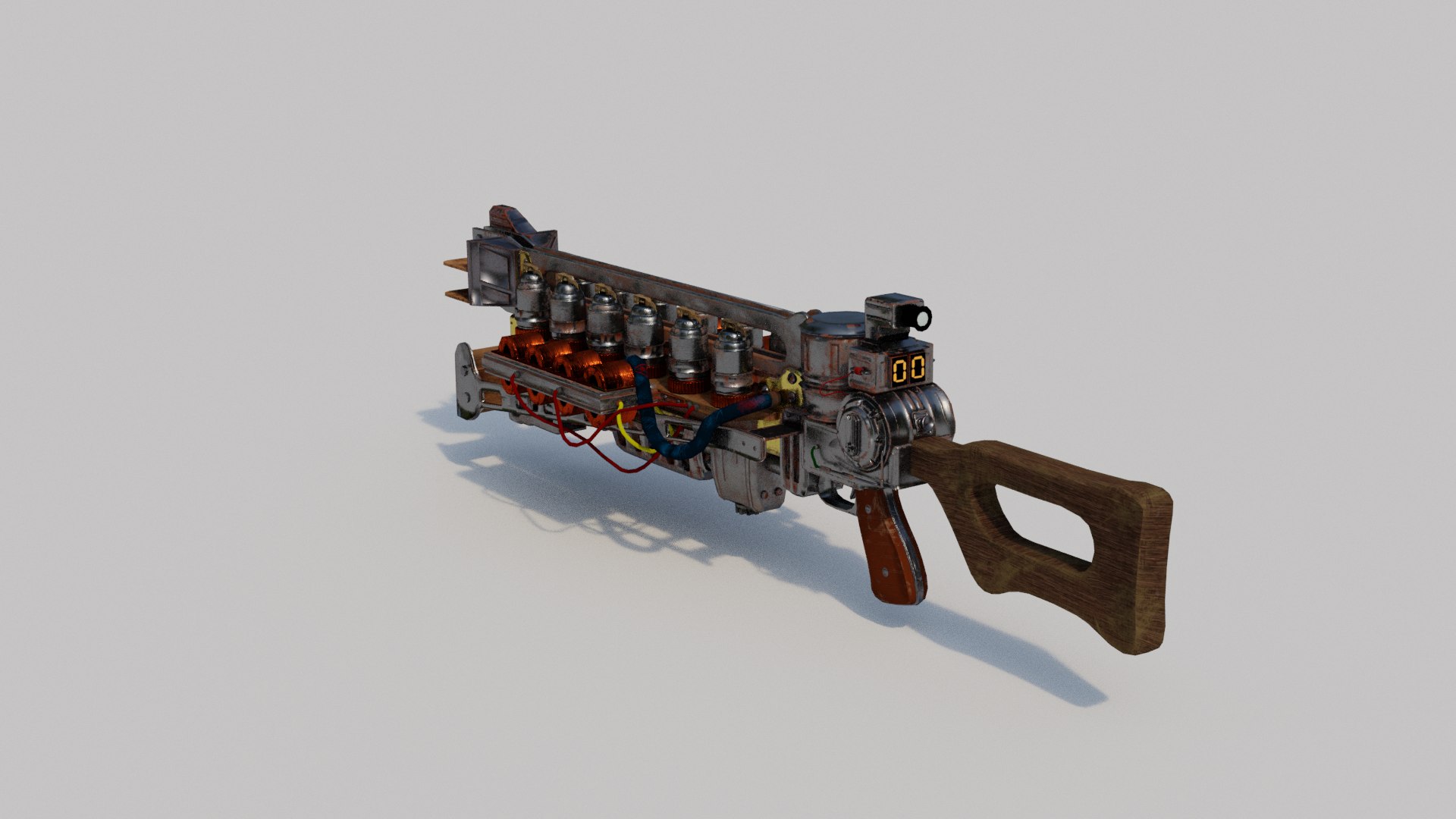 Fallout Gauss Rifle 3D Model - TurboSquid 1769986