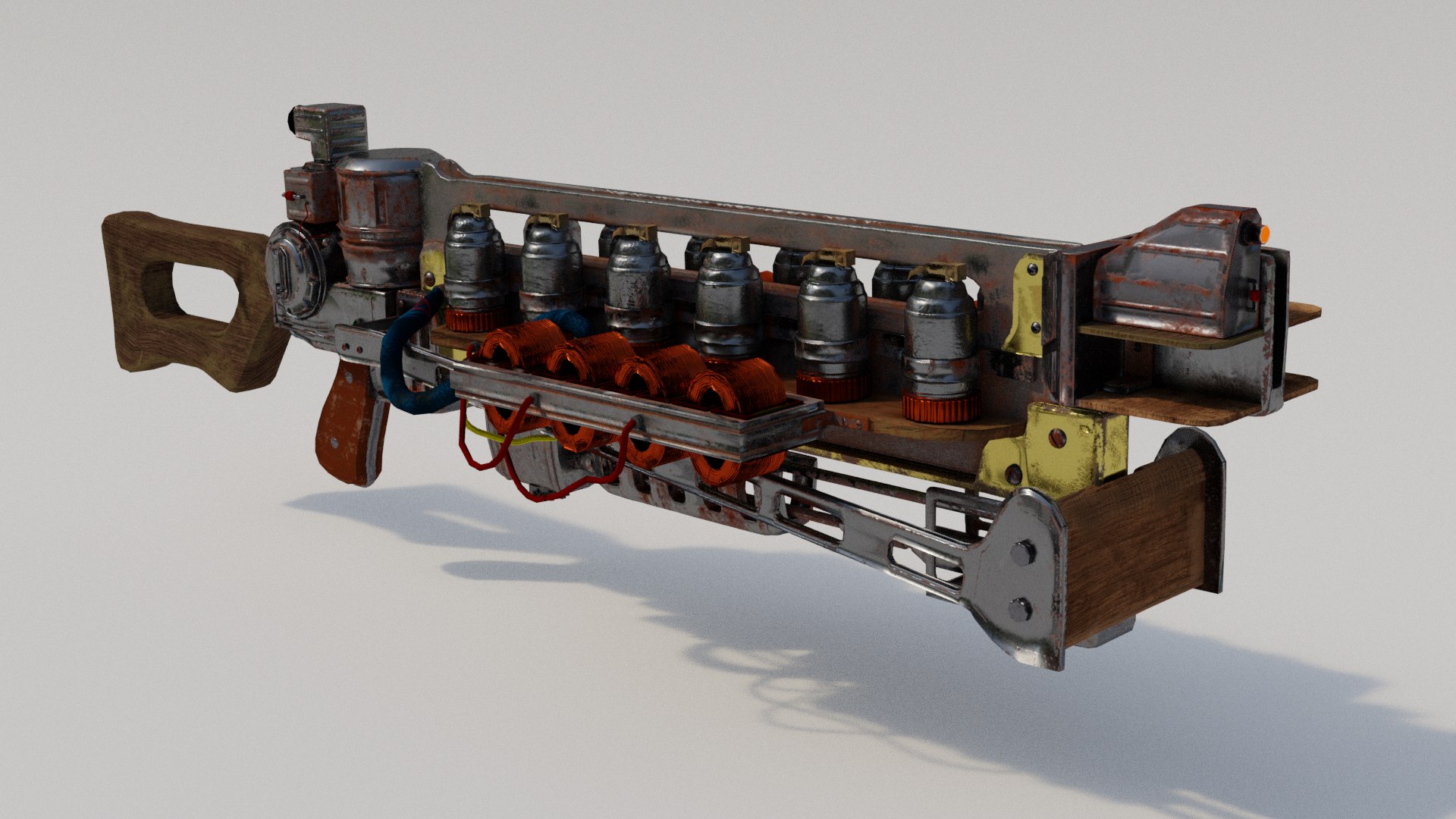 Fallout Gauss Rifle 3D Model - TurboSquid 1769986