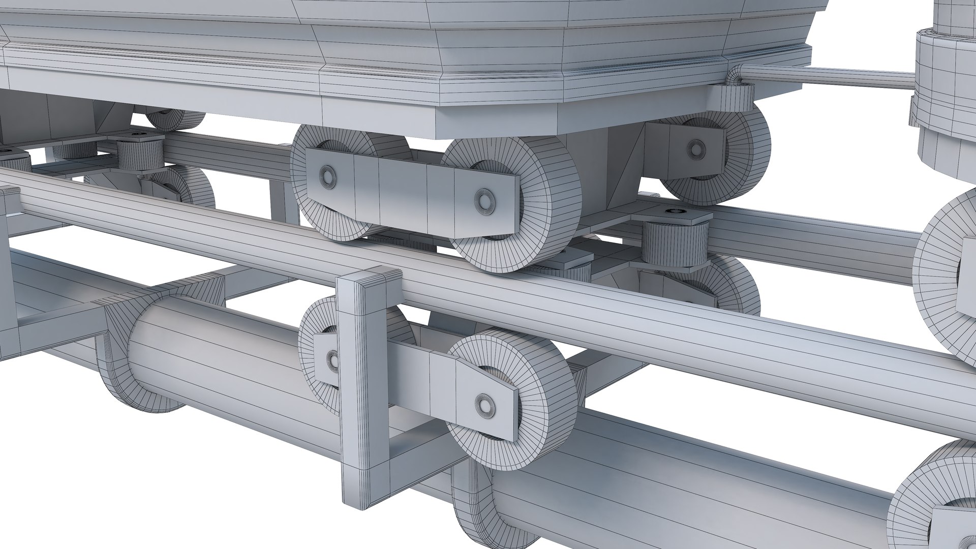 Roller Coaster Train - Red 3D Model - TurboSquid 1922560