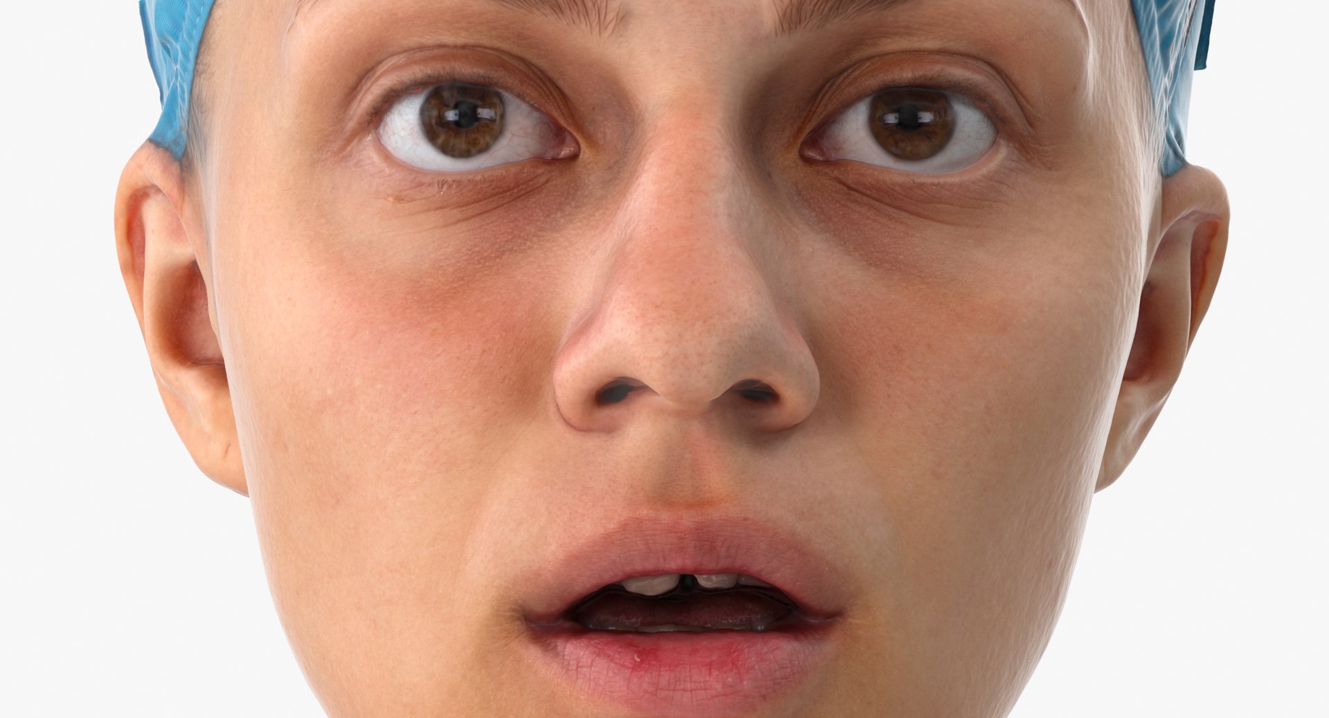 3D penelope human head fear model - TurboSquid 1706911